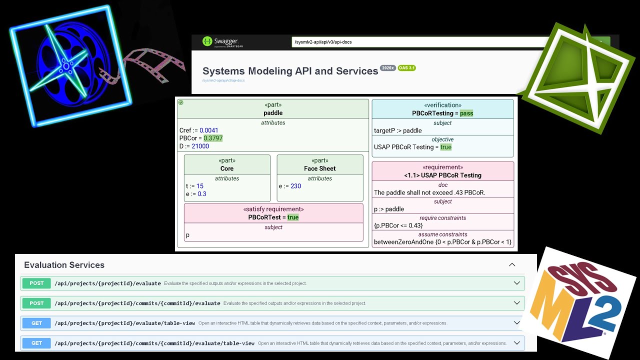 Pickleball Paddle Design using SysML V2 REST API