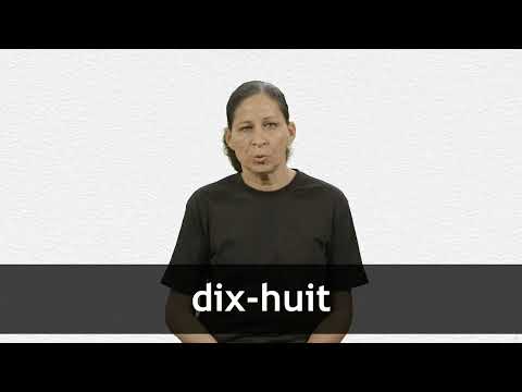 English Translation of “DIX-HUIT” | Collins French-English Dictionary