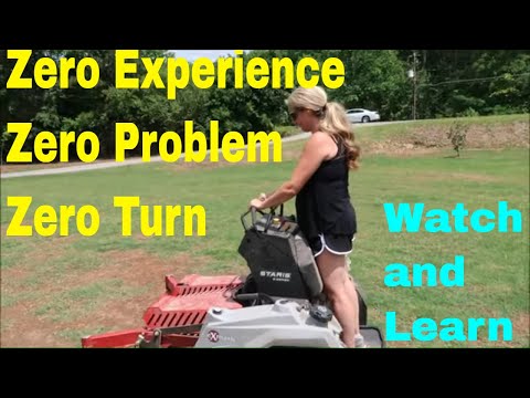 How to Operate a Zero Turn Mower