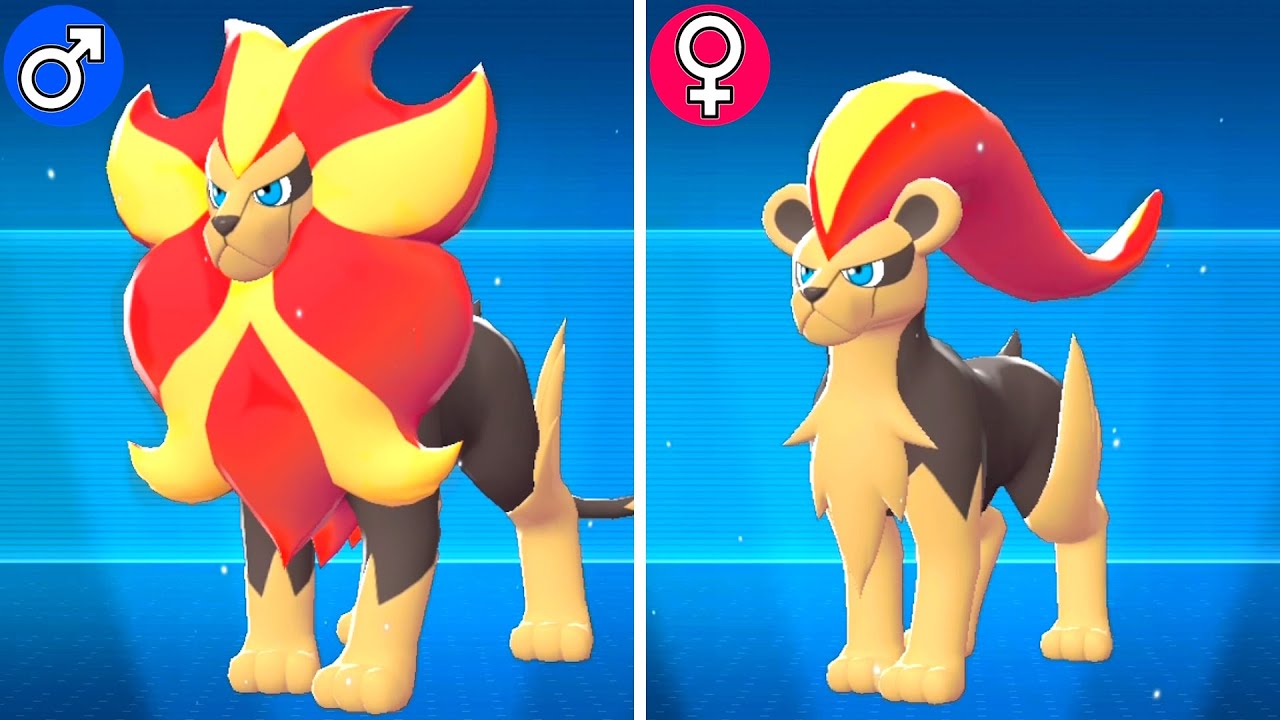 Pokémon Legends Z-A - All Gender Differences