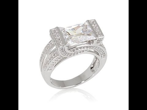 Victoria Wieck 3.96ct Absolute East/West Ring