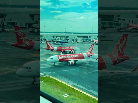 AirAsia Plane Spotting ✈️❤️ #shorts #airasia #airplane #travel #airport #planespotting #plane