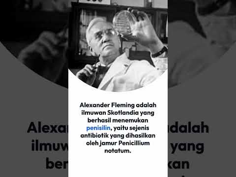 Alexander Fleming #biografi #penisilin #sejarah #shorts
