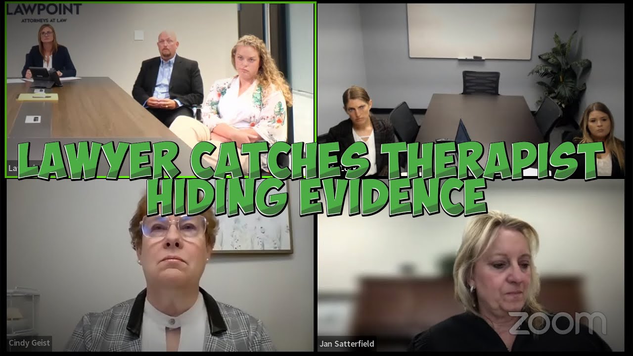 Lawyer Catches Therapist Hiding Evidence in Custody Battle #familycourt