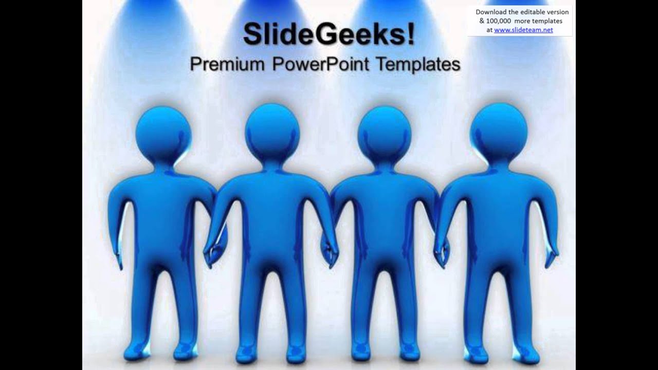 team unity teamwork powerpoint templates and powerpoint themes 0612 presentation infographics slides