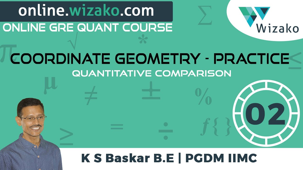 GRE Quant | Coordinate Geometry  - Quantitative Comparison | GRE Practice Questions