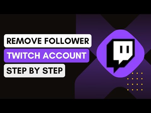 Twitch How To Remove Followers !