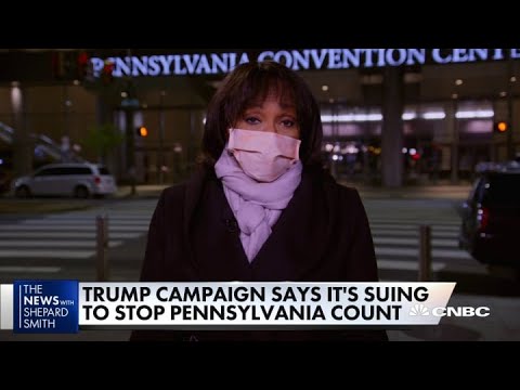 Pennsylvania continues to count over 1 million mail-in ballots, despite Donald Trump challenges