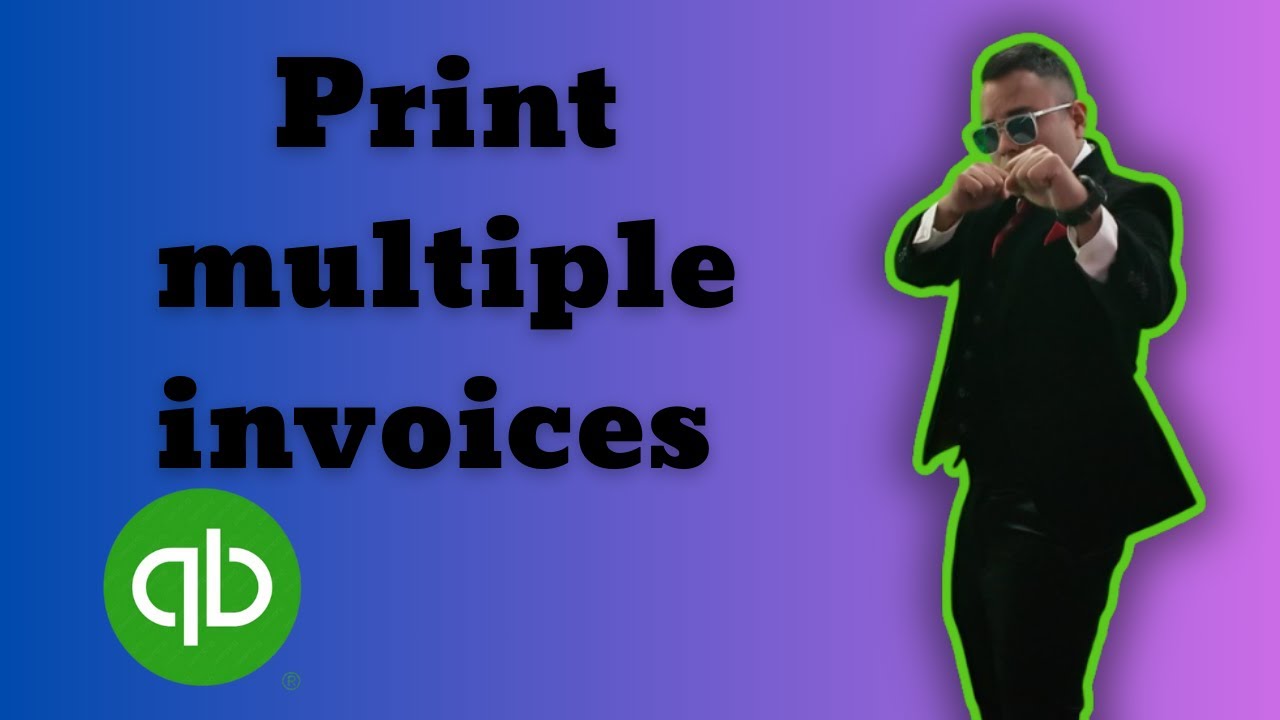 QuickBooks Online Invoices How to print multiple invoices in a batch in QuickBooks Online