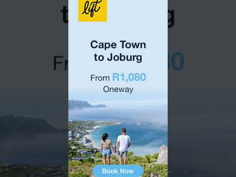 Cape Town to Joburg Lift Flight Deal ✈️