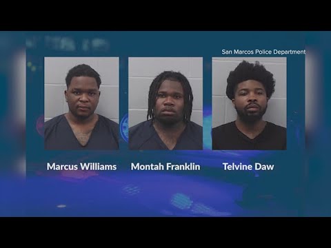 Three men arrested in San Marcos jewelry store robbery