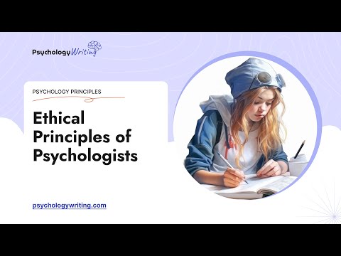 Ethical Principles of Psychologists - Essay Example