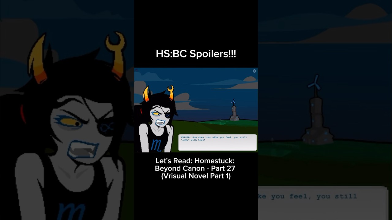 Vriska is Gay???? 🤯🤯#homestuck #comicdub #letsread #beyondcanon