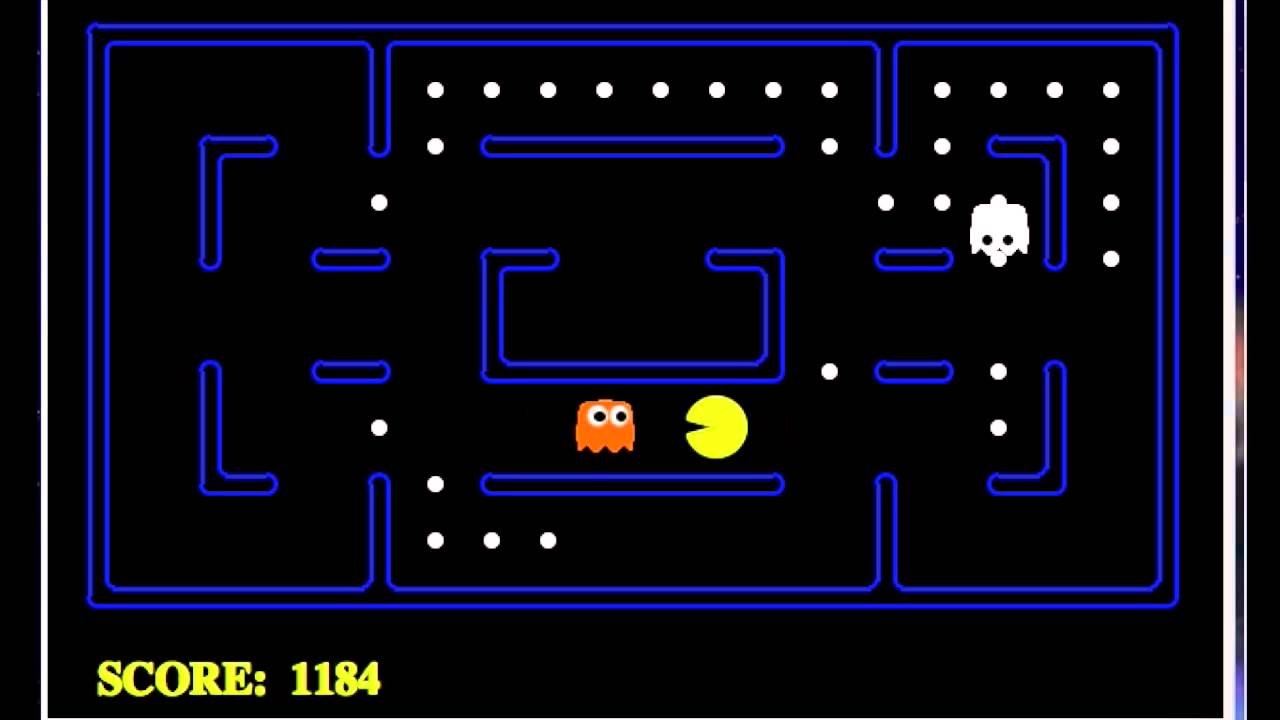 pacman(alpha-beta-depth4) vs 2ghostsdirectional