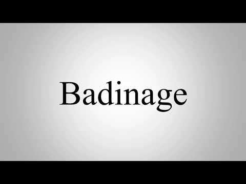 Learn How To Pronounce Badinage