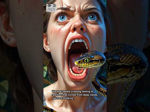 Visceral (Learner's Video Dictionary) #aivideo #videodictionary #algodirect #aidictionary