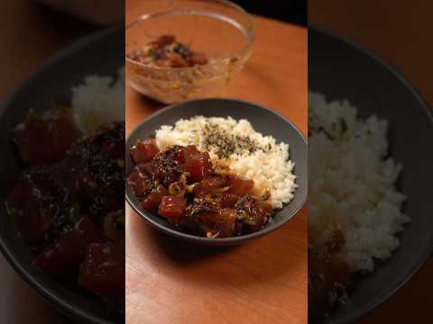 Shoyu Ahi Poke #poke #30minutemeals #shorts #recipe