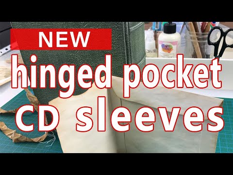 Hinged flip pocket CD sleeves Original DESIGN!