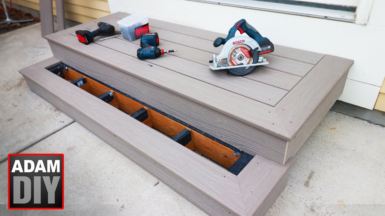 How to Build Porch Steps - Composite Decking