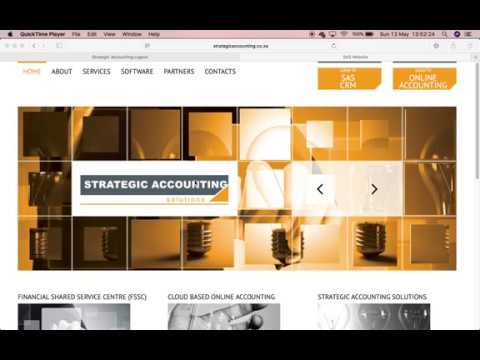 SAS Accounting Software Setting Up Free 30 day trial Video 1 in the series