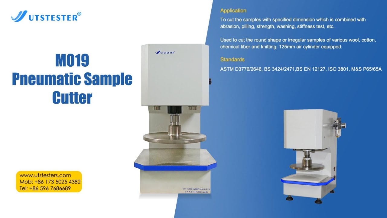M019 Pneumatic Sample Cutter
