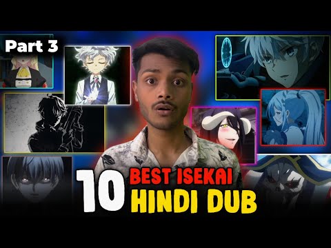 Top 10 Best Isekai Hindi Dubbed Anime in 2025 🔥|| Hindi Dubbed Anime list [ Part 3 ]