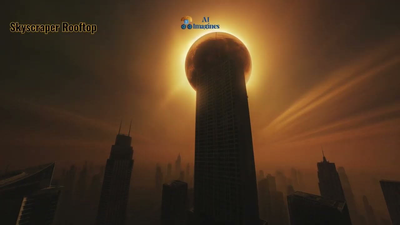 AI Imagines Solar Eclipse from Different Altitudes