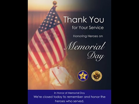 🇺🇸 Honoring Memorial Day 🇺🇸