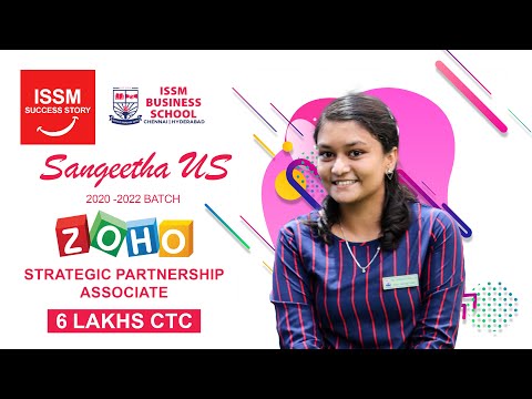 ISSM Students Success Story - Sangeetha US 2020 -2022 Batch on 100% Placements - ISSM Student Review