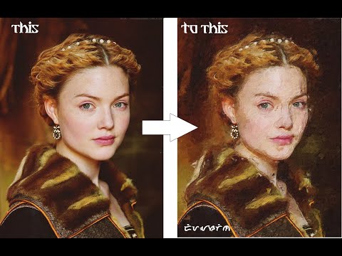 Photoshop Real Painting FX Tutorial in 4 minutes