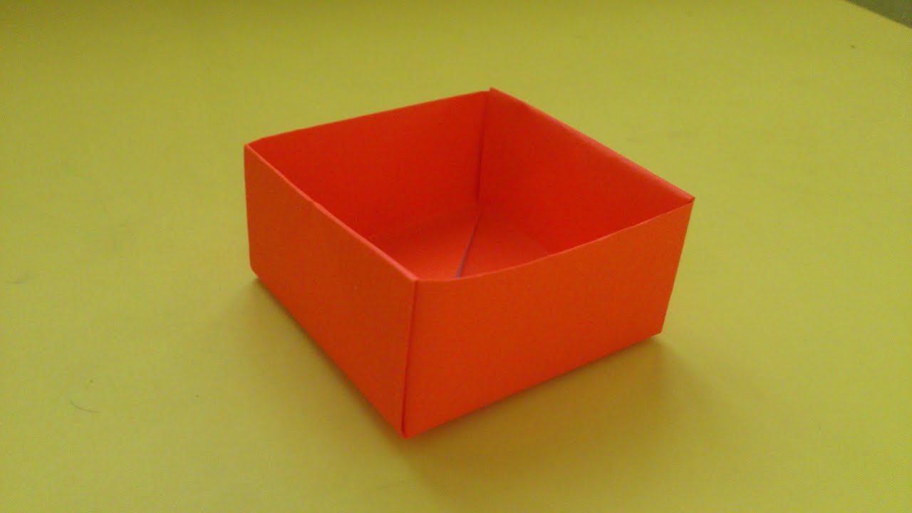 Cara Membuat Origami Box Persegi | Origami Box