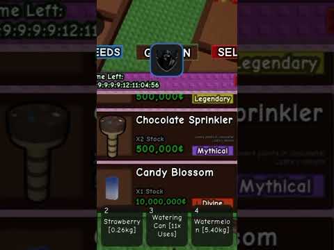 Script grow a garden, tutorial to buy candy blossom #bloxfruits #hackroblox #roblox #script