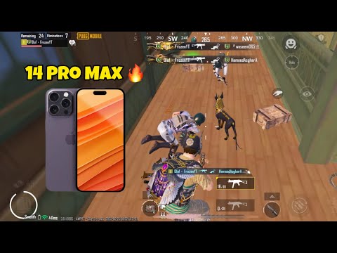 Iphone 14 Pro Max PUBG Test In 2025 | Smooth + 120 Fps Gameplay PUBG Mobile #pubgmobile #pubg
