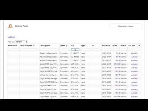Video 2 of 3 for Gigamon Enterprise License Platform: How to activate a floating license.