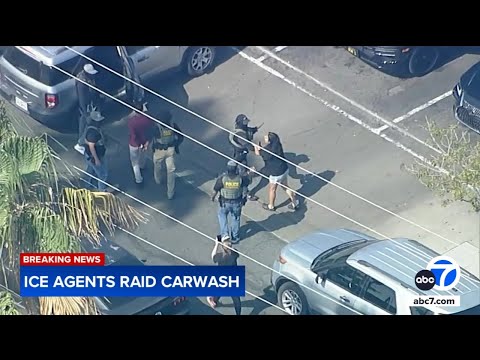 2 car wash employees detained in another LA ICE raid, witnesses say