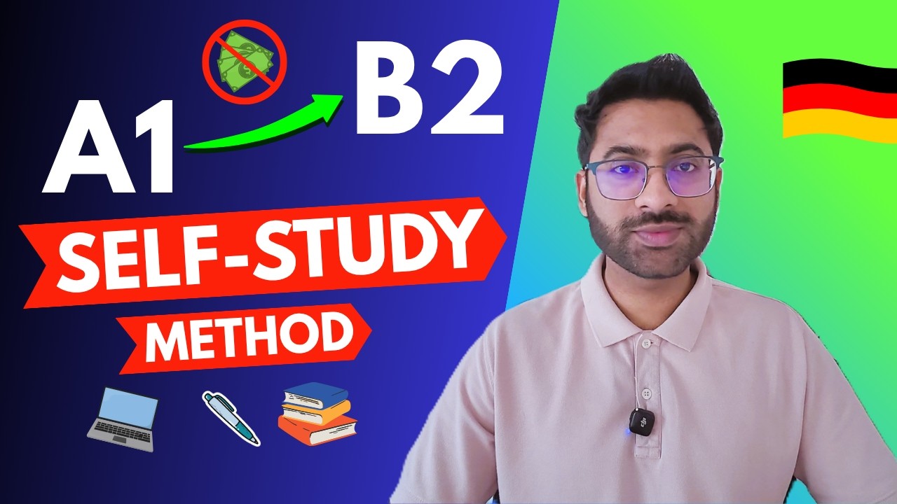 How to learn German for free (A1 to B2) | Notes, Revision Strategy & Daily Routine