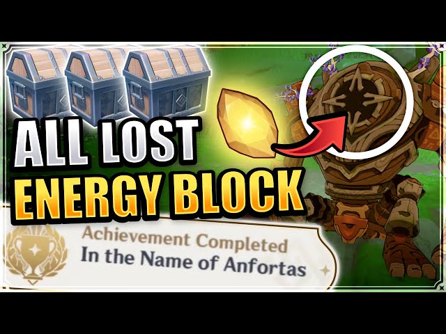 All Genshin Impact Lost Energy Block locations and how to use them