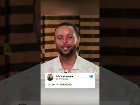 Steph Curry accepts Sabrina Ionescu's 3-point contest challenge 😂🔥 #shorts