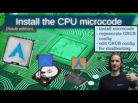 Install the CPU Microcode on Arch When Dual Booting