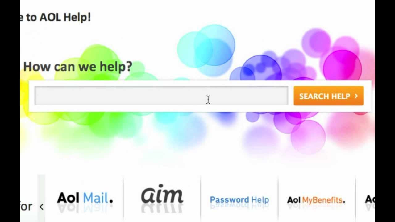 How to search AOL Help