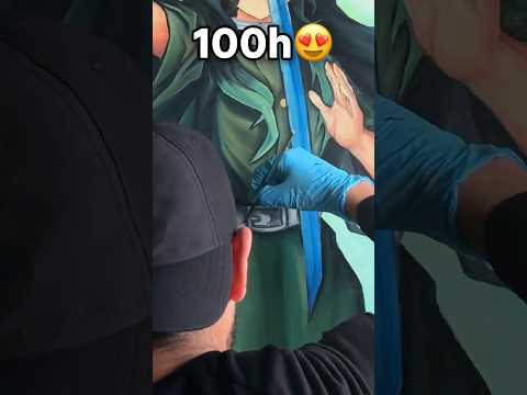 1 hour vs 100 hour Muichiro Painting…