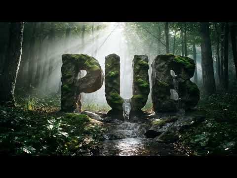 Enchanting Forest Pub 🌿 Mossy Stone Letters & Serene Waterfall (AI) (2025)
