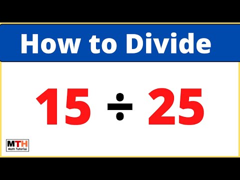 15 divided by 25 (15÷25)