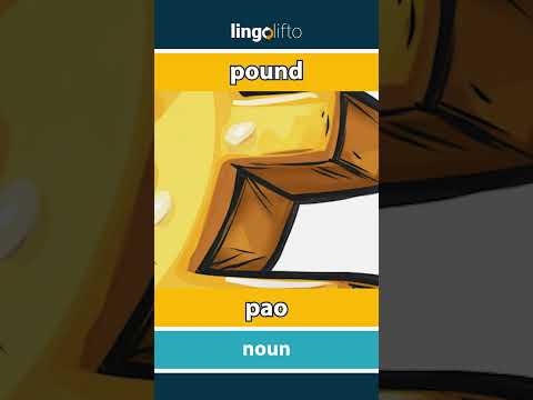 🇬🇧🇻🇳 pound - pao : learn English : hãy học tiếng Anh : vocabulary builder