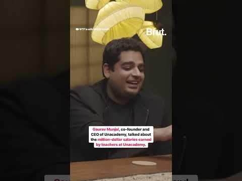Gaurav Munjal shared insights into the salaries earned by some of the teachers at Unacademy. 