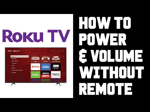 Roku TV How To Turn on Without Remote - Roku TV How To Change Volume Without Remote Instructions