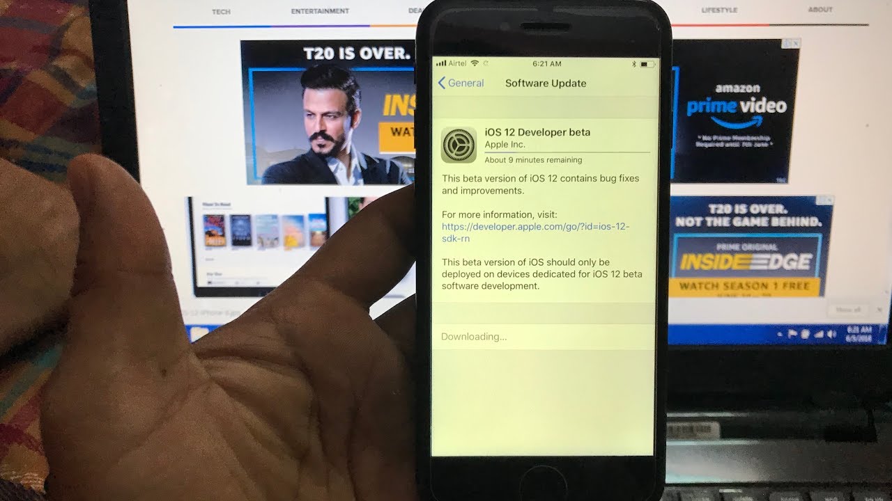 How to install ios 12 Developer preview beta 1