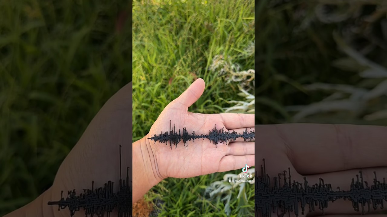 3D printing a sound waveform using python and blender