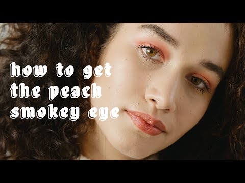 Trend alert! How to get the peach smokey eye