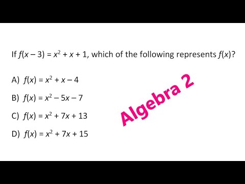 Algebra 2 Problems and Solutions